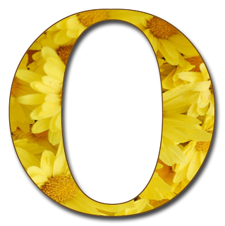 GRANNY ENCHANTED'S BLOG: Free Yellow Floral Alphabet