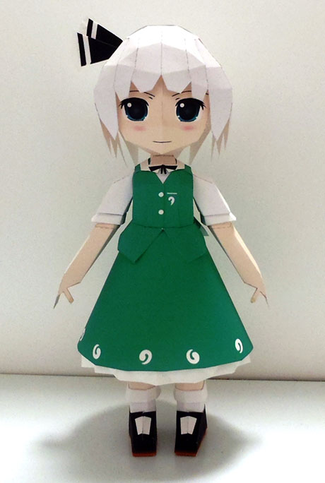 Touhou Project: Youmu Konpaku Papercraft | Paperized Crafts