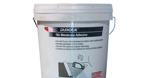 Carpet Stretcher: Durock Tile Membrane Adhesive