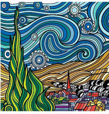 Kolorista: Starry Night Colorfy