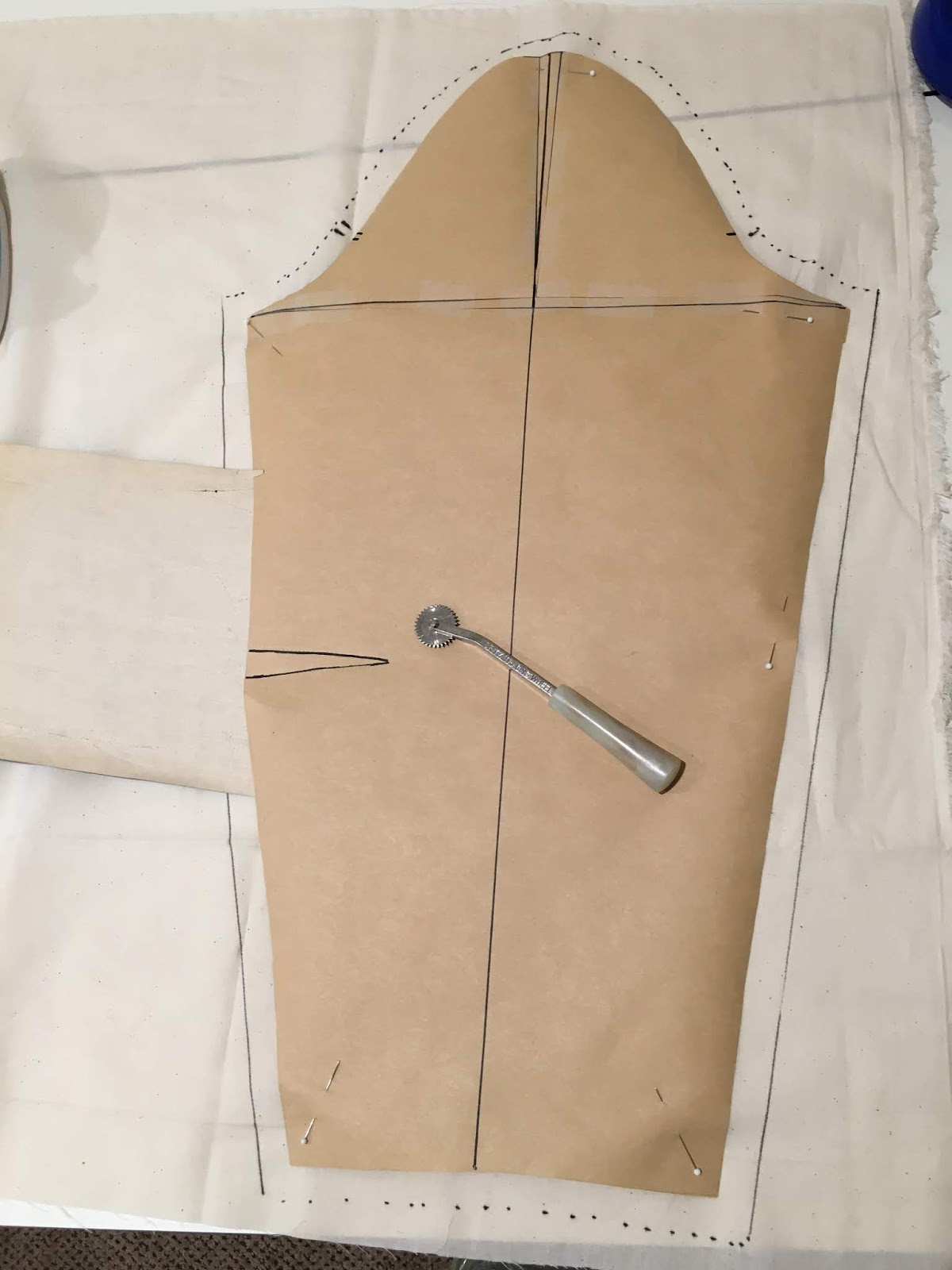 sewcreatelive: Drafting a Sleeve for Draped Bodice & Making a Padded ...