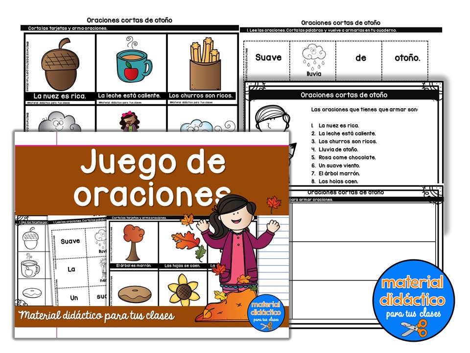 Las Oraciones de Otoño - Material Didactico para tus clases
