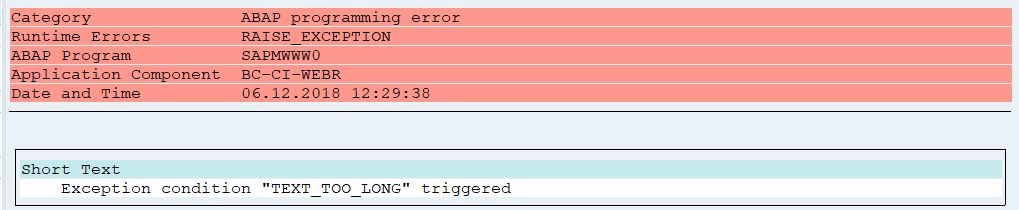 SAP ABAP Central: SMW0 – “RAISE_EXCEPTION” Dump Solution Of The Error ...