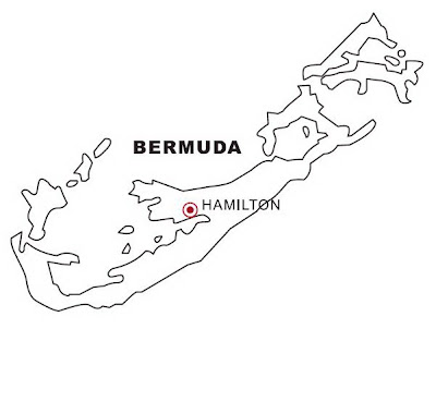 Coloring map of Bermuda | COLOR AREA