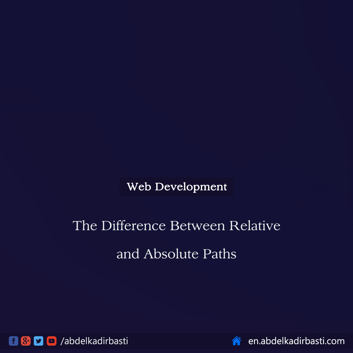 The Difference Between Relative and Absolute Paths - Community Of Ideas The Difference Between Relative and Absolute Paths - Community Of Ideas