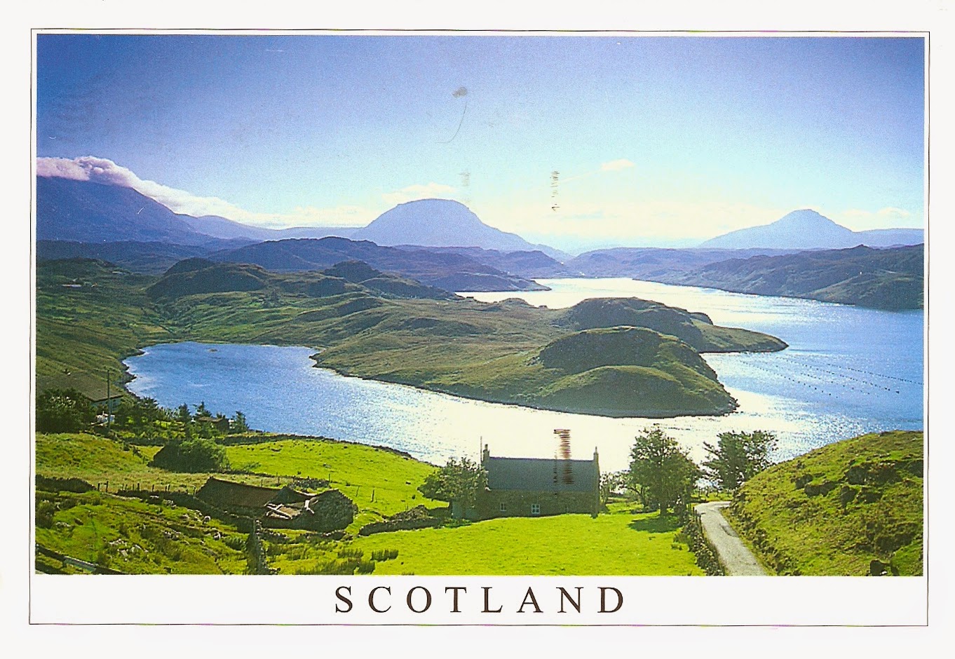 Mermaid's Postcards: Scotland card from a Canadian