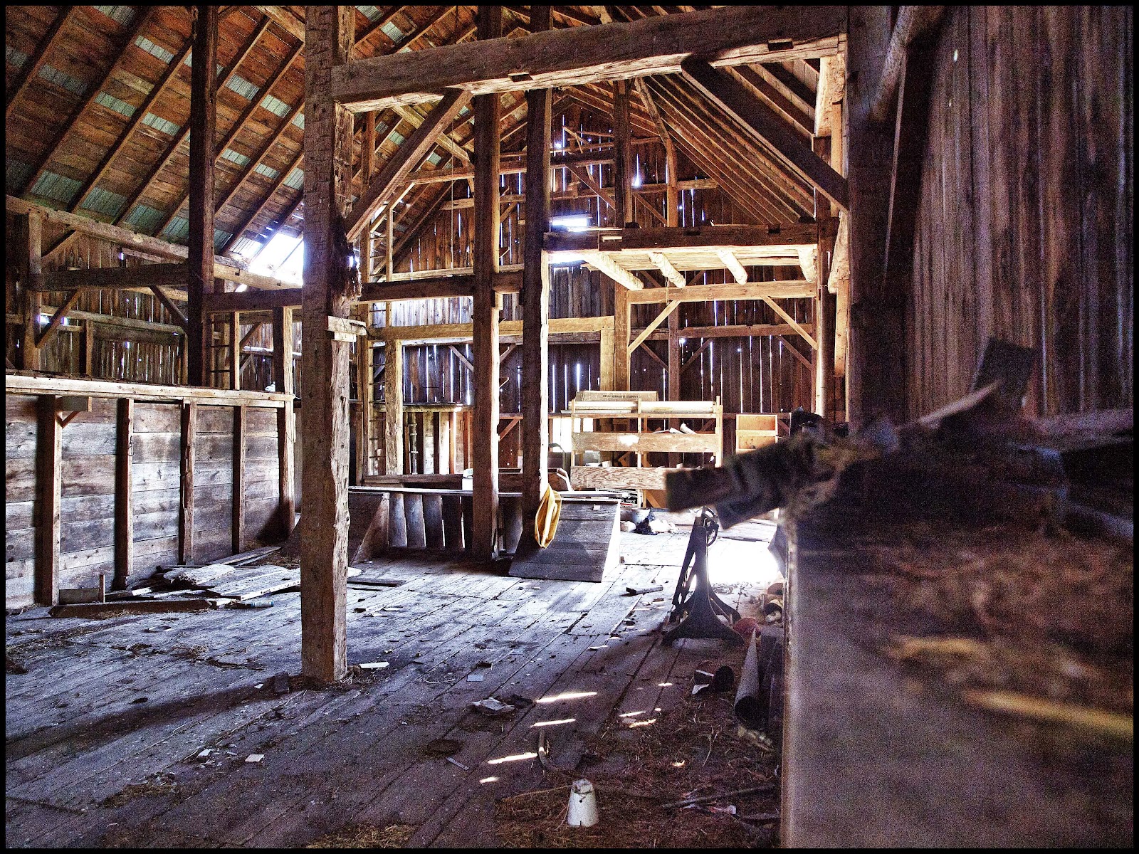 Inside Barn