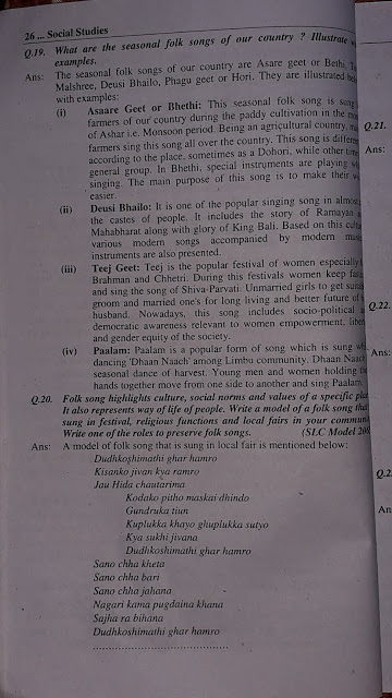 Social class 10 - Haamro Notes