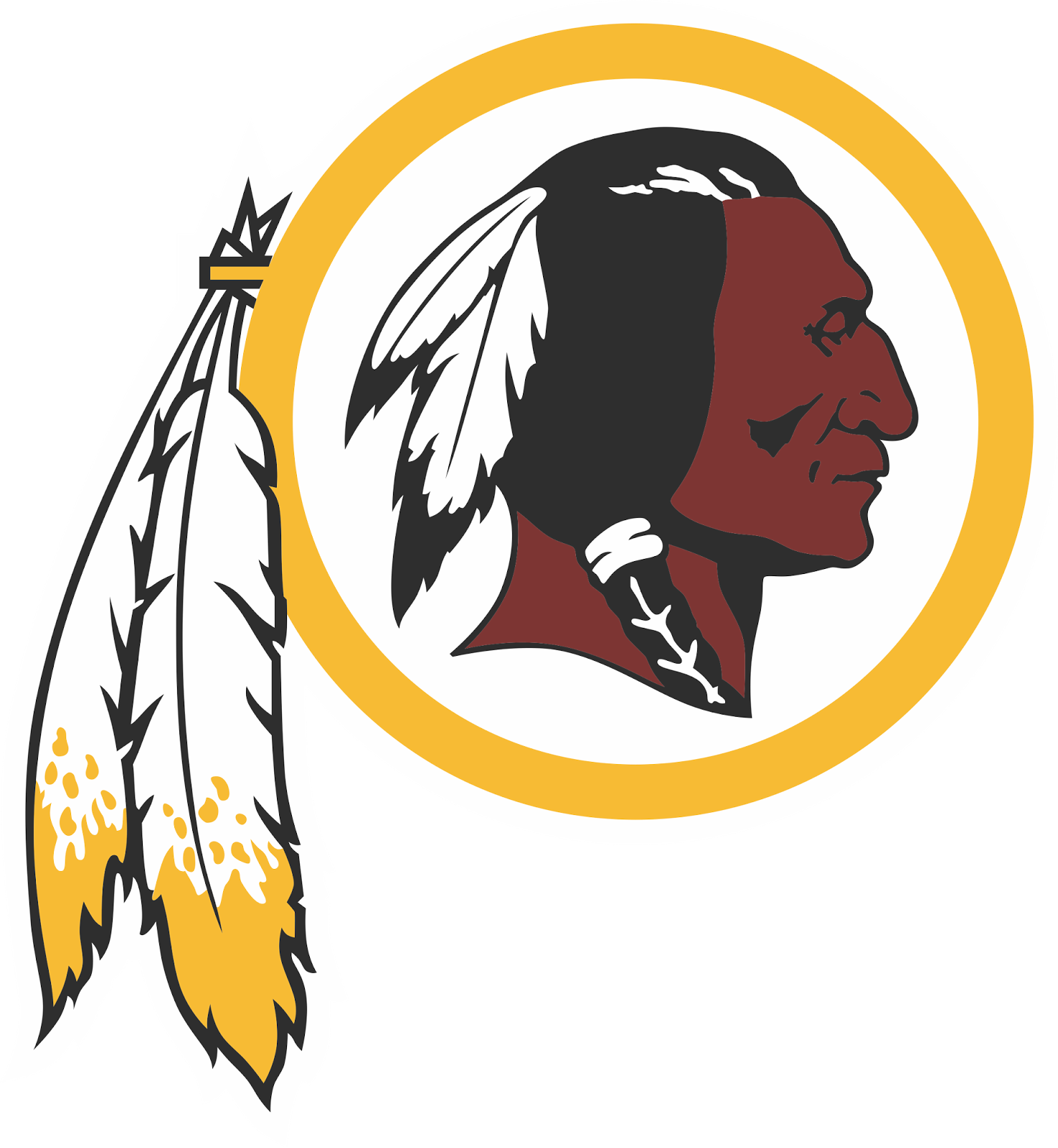 Vetor logo Washington Redskins NFL corel draw .CDR gratis