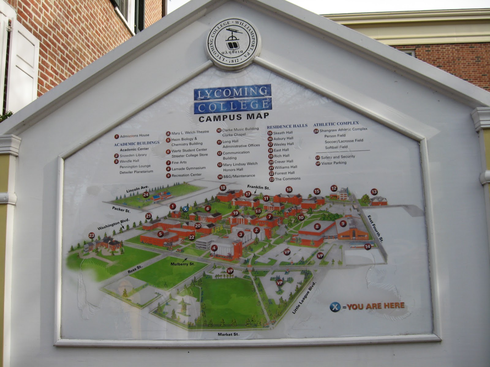 Tour college: Lycoming College, Williamsport, PA