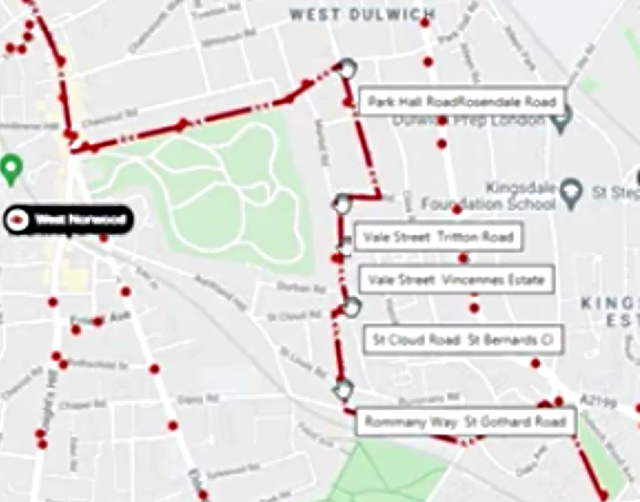 Unorm's London Bus Blog: Hail & Ride sections & conversion to Fixed stops