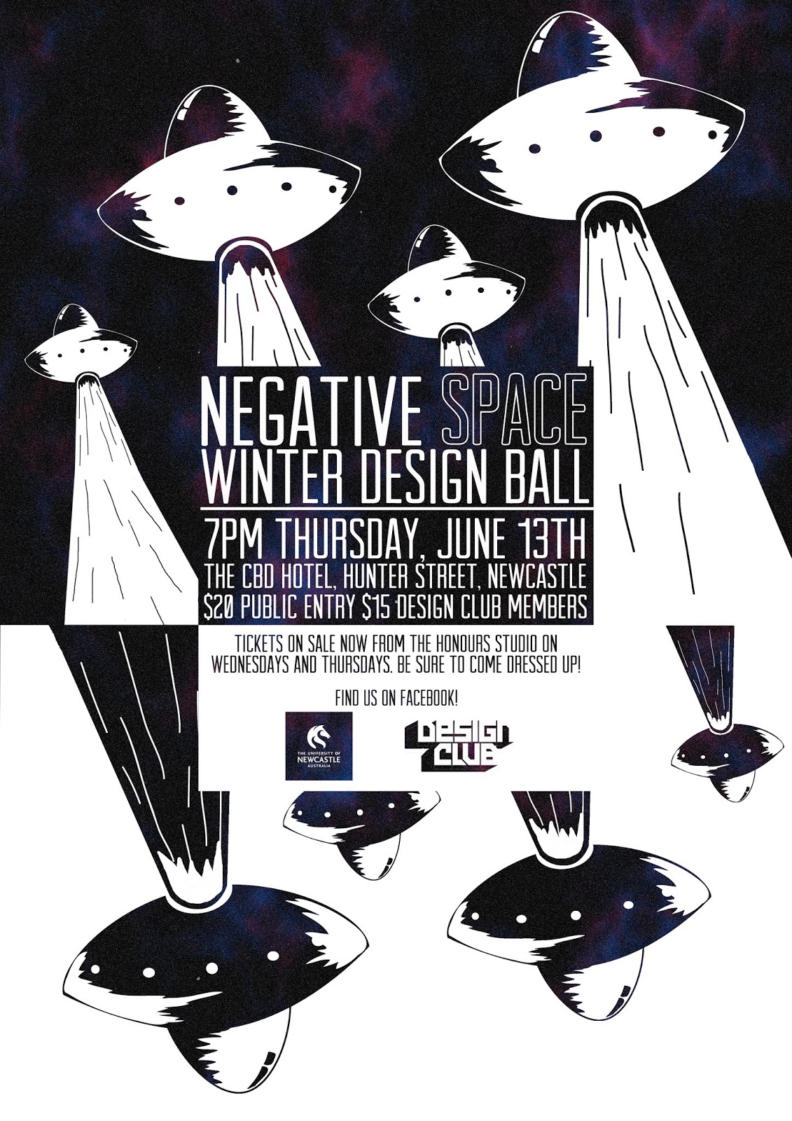 .: Newcastle University 2013 Winter Design Ball Posters