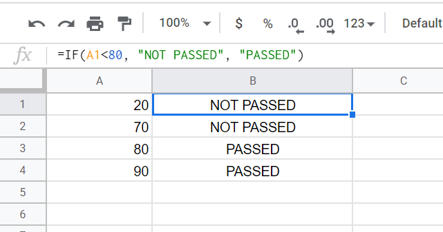 IF ELSE Condition In Microsoft Excel Or Google Spreadsheet