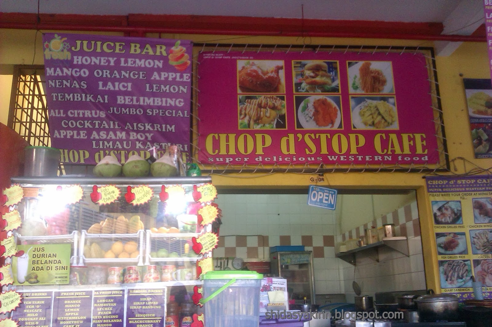 shidasyakirin: Western Food Murah dan Sedap | CHOP d STOP CAFE