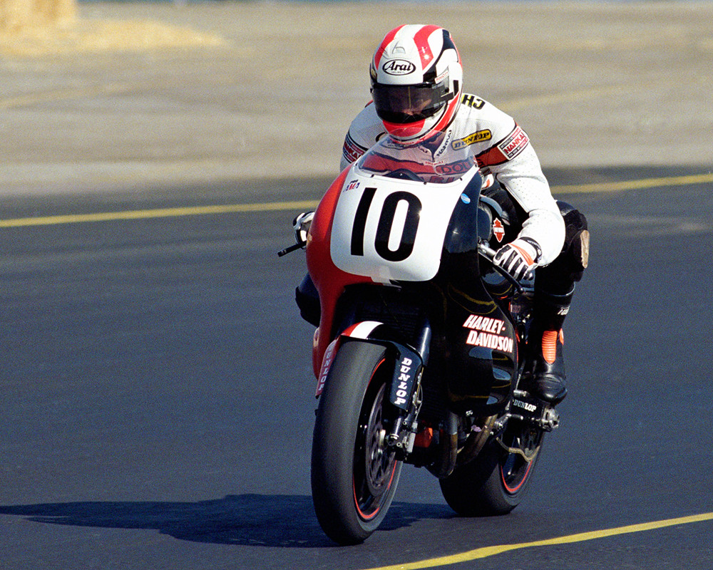 POPPA WHEELIE: Harley Davidson Factory Racing Team