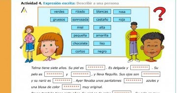 MI CLASE EN LA LUNA: DESCRIPCIONES DE PERSONAS, ANIMALES, OBJETOS Y ...