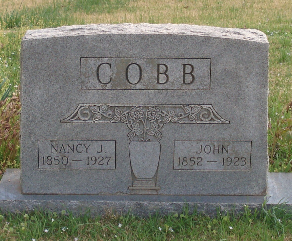 Ordinary Ancestors: John W Cobb, Jr. and Nancy Jane (Hodge) Cobb