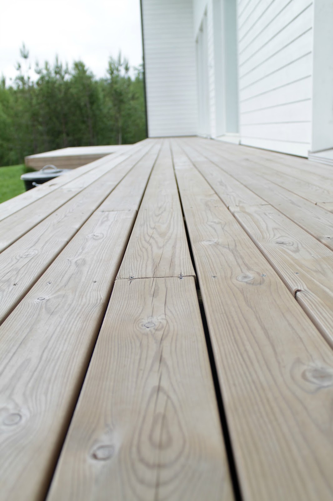 Lämmin ilo: Terassin käsittely