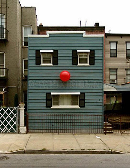 Buildings with faces images