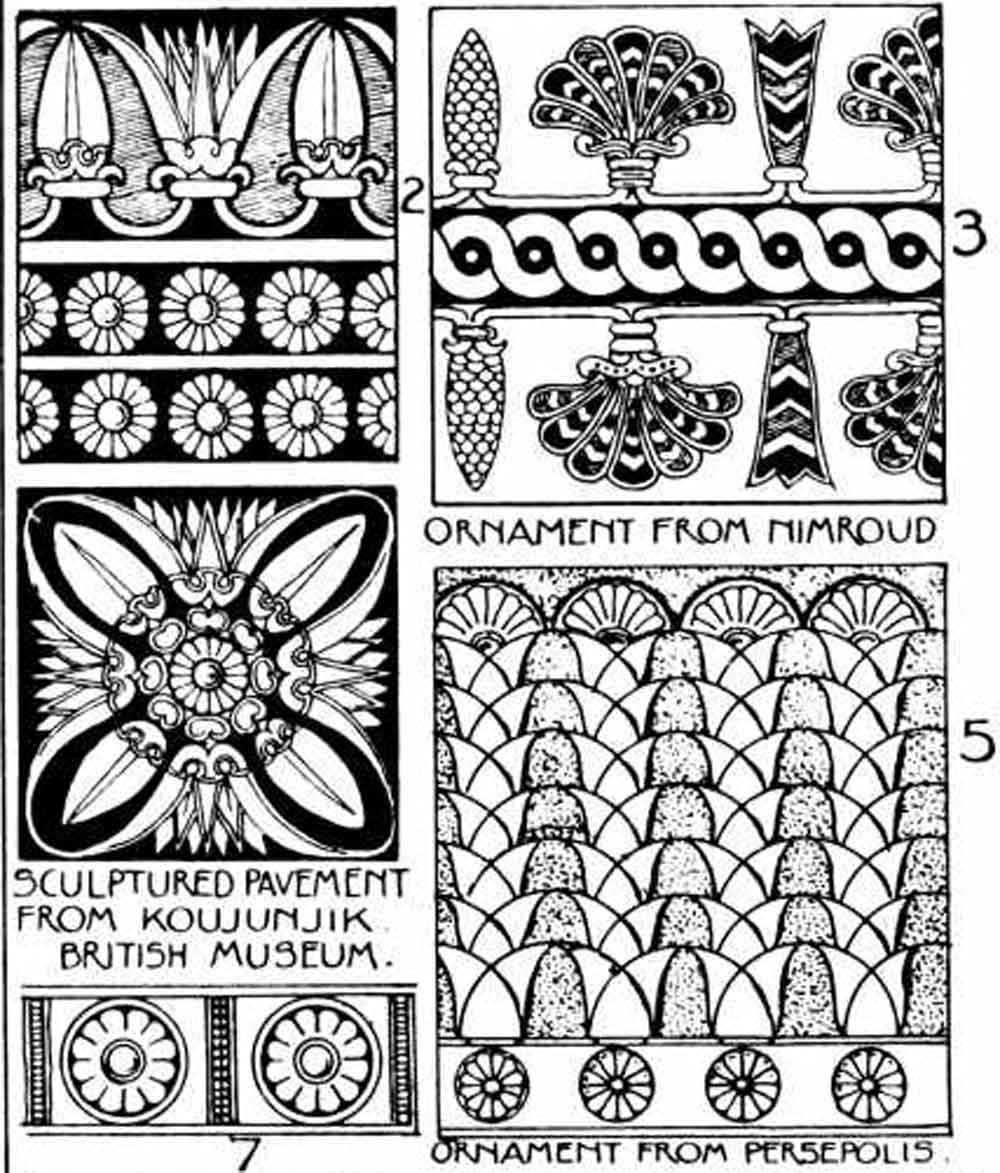 Assyrian Art and Architecture - Assyrian Ornaments
