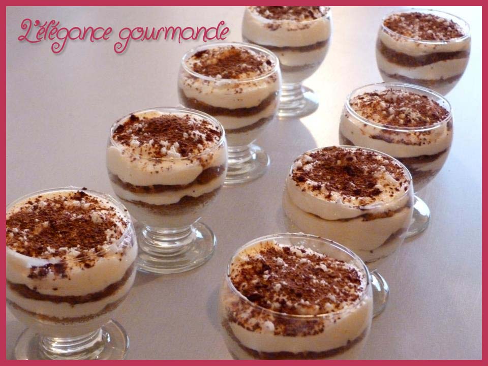 L'élégance gourmande: Tiramisu individuel... La recette de Christophe ...