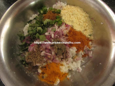 Priya's Virundhu: Rice Bonda Recipe/Left Over Rice Bonda Recipe/Cooked ...