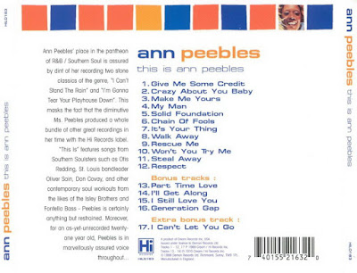 ENTRE MUSICA: ANN PEEBLES - This is Ann Peebles (1969)