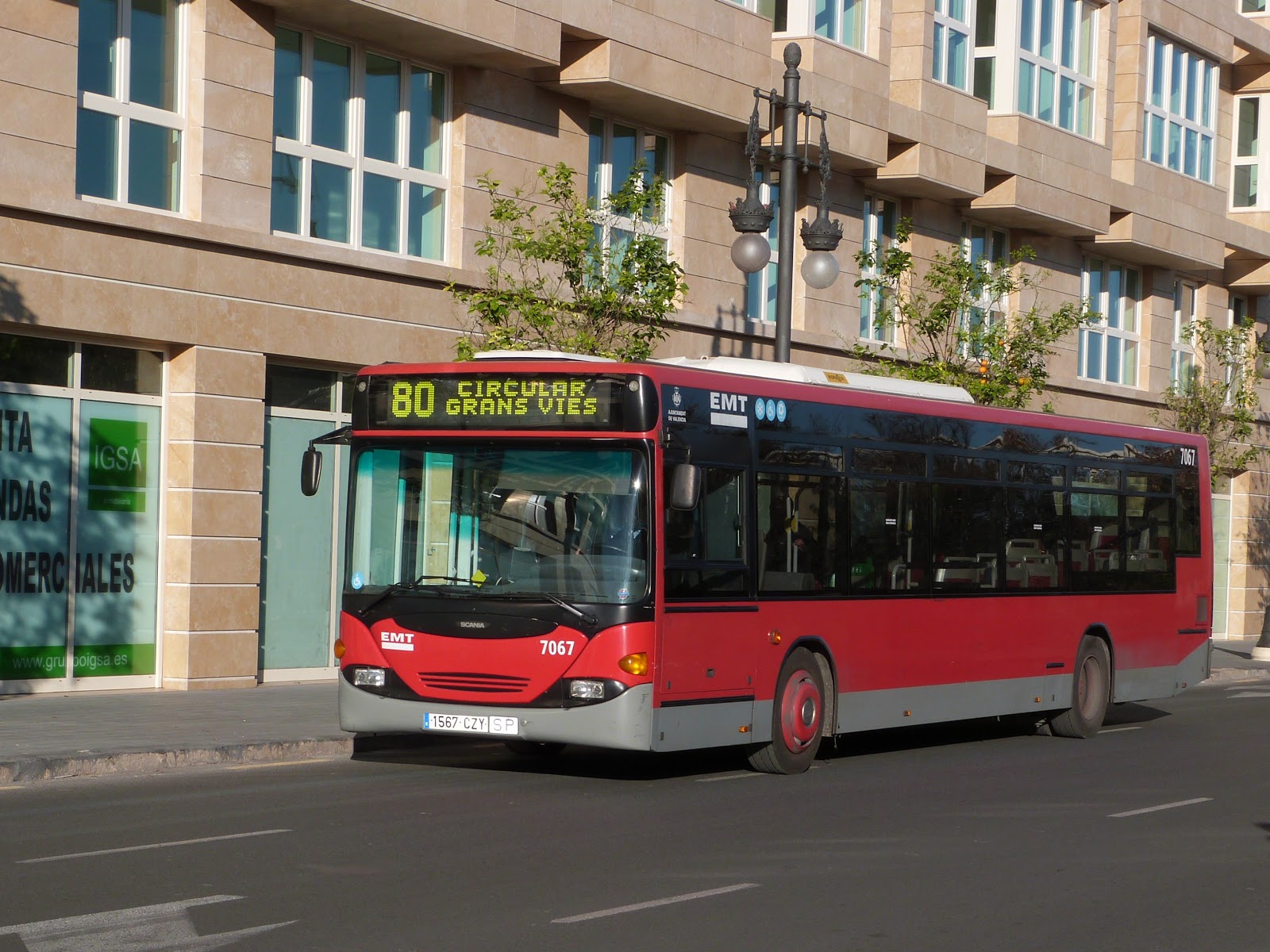 Autobuses de Valencia: EMT Valencia. Desvios por maraton