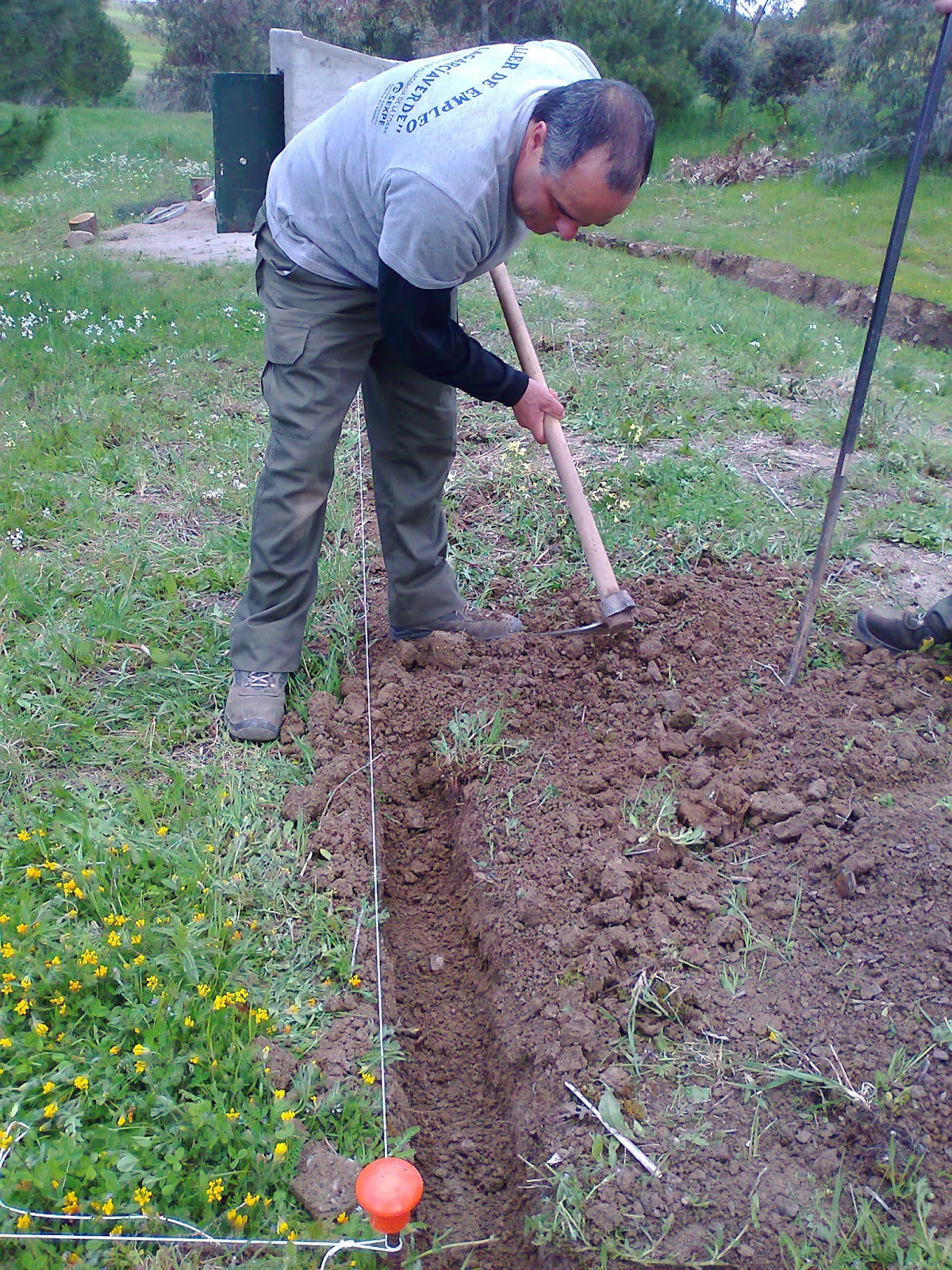 TALLER DE EMPLEO PLD "VILLAGARCÍAVERDE": APERTURA DE HOYOS Y ZANJAS