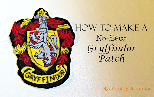 How to Make a No-Sew Gryffindor Patch