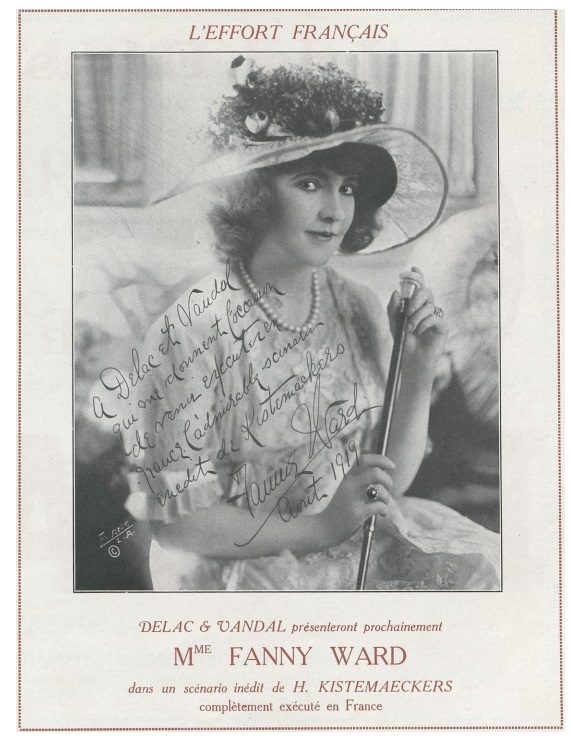 Week 6: Fanny Ward, the forgetful - and forgotten - American film star ...