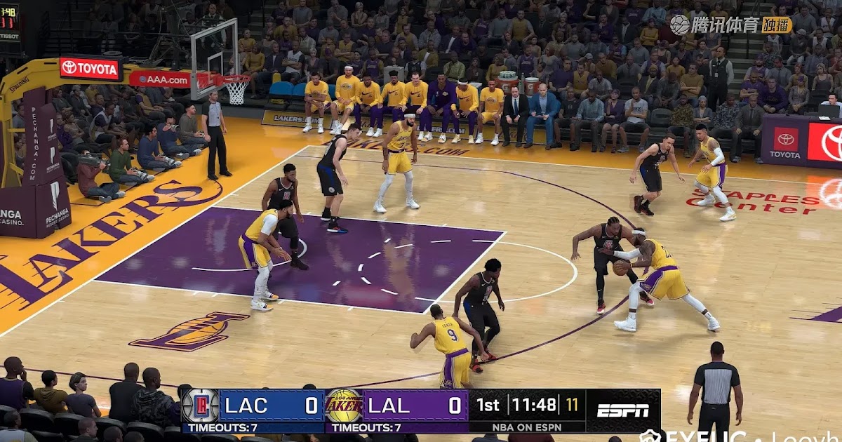NBA 2K20 Realism Graphic Mod Los Angeles Lakers Arena v2 by Looyh ...
