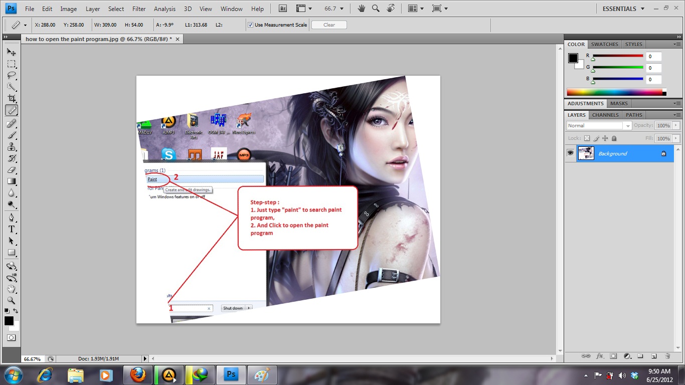 Learn From Screenshot How To Make True Horizontal Easy Step With Photoshop Learn From Screenshot How To Make True Horizontal Easy Step With Photoshop
