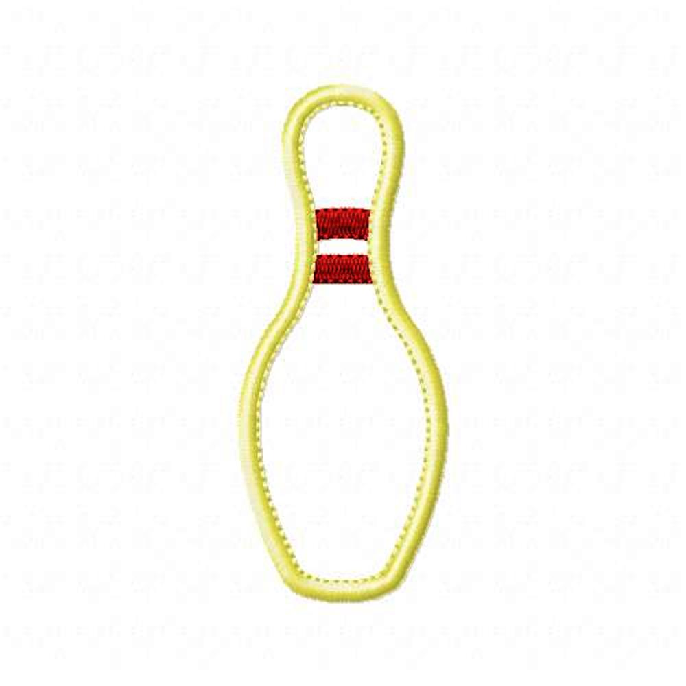 Big Dreams Embroidery: Bowling Pin and Bowling Ball Set Machine ...