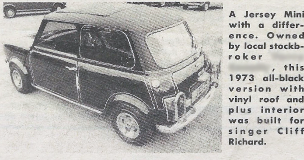 Maximum Mini: Whatever happened to Cliff Richard's W&P Mini?