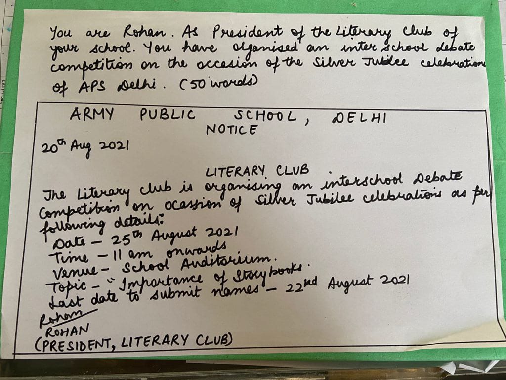 Format And Example Of NOTICE WRITING Class 11 12 format-and-example-of-notice-writing-class-11-12