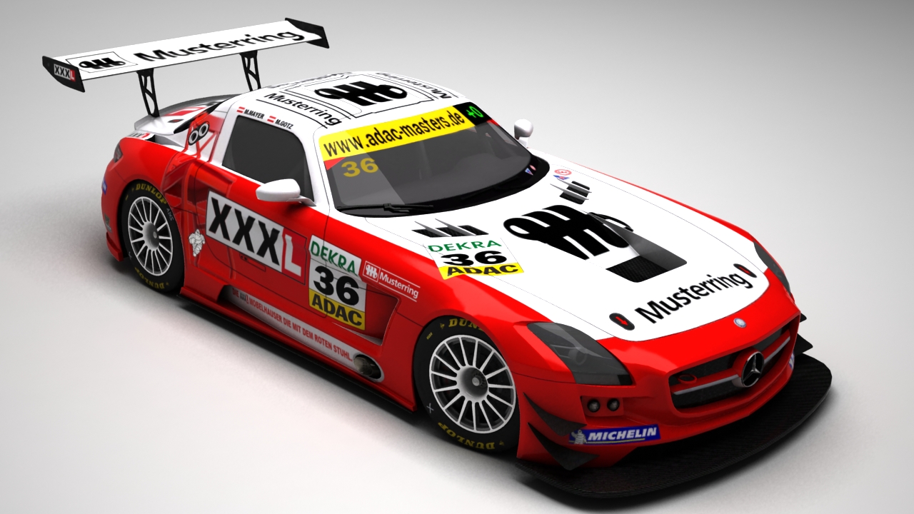 Stratocook's GT Skins Desing: Mercedes Benz SLS AMG GT3 ADAC GTM 2011 ...