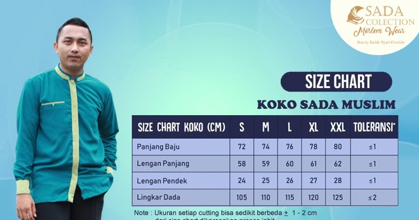 CHART SIZE KOKO DAN GAMIS