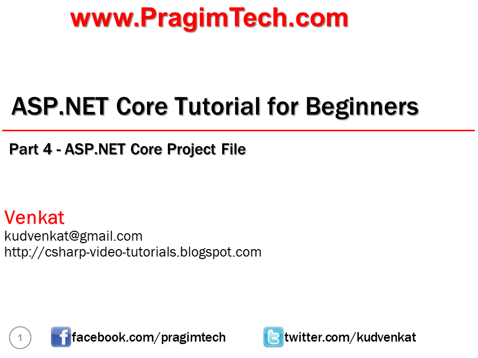Sql Server Net And C Video Tutorial Aspnet Core Project File Slides