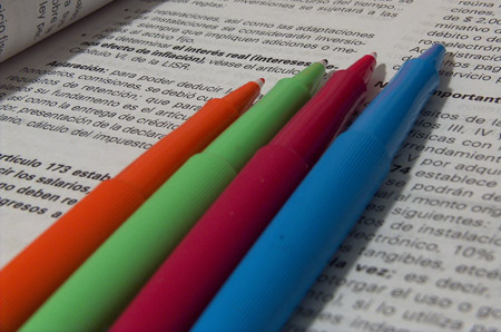 Tecnicas para aprender.: Subrayar