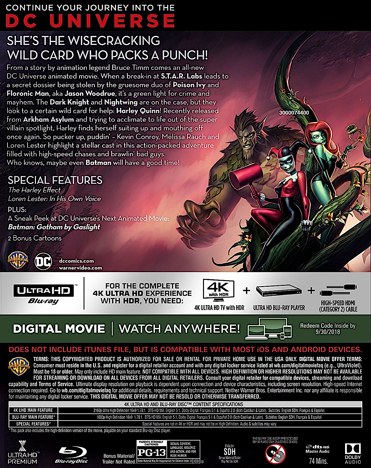 blu-ray and dvd covers: MARVEL / DC CINEMATIC UNIVERSE BLU-RAYS