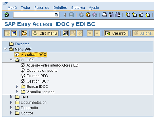 SapUniverse: EDI. Monitorización de los Idocs