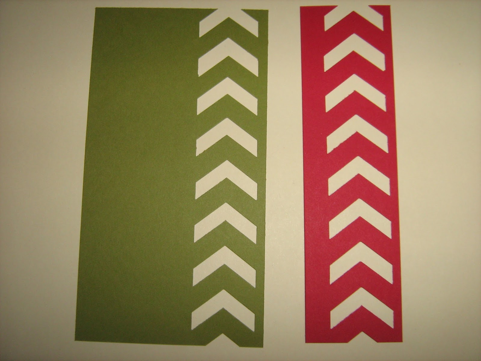 Sharon It With You: Weaving the Chevron punch strips