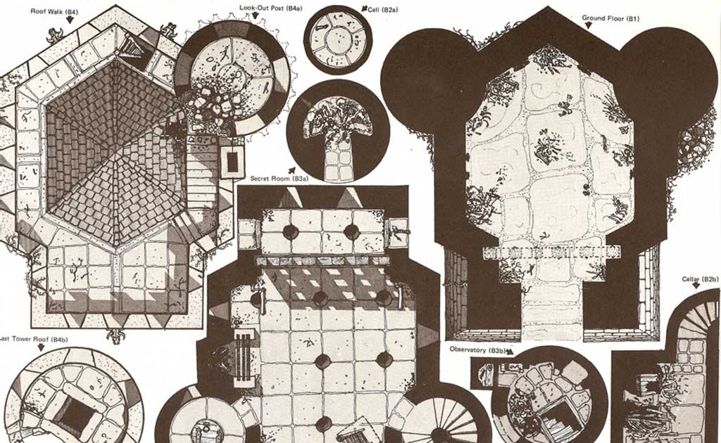 roleplay-geek: A to Z of UK RPG in the 80s - D is for Dungeon Floors