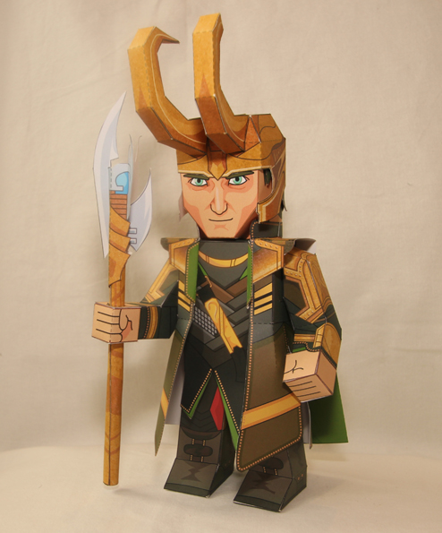 Marvel Avengers - Loki Papertoy | Papercraft Paradise | PaperCrafts ...
