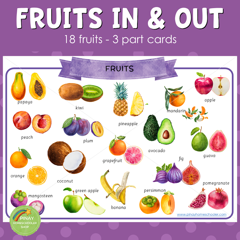 Learning About Fruits Inside and Out | The Pinay Homeschooler