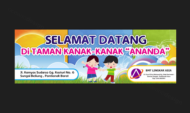 desain Spanduk Banner Tk Ananda - Jasa Desain Grafis Jogja