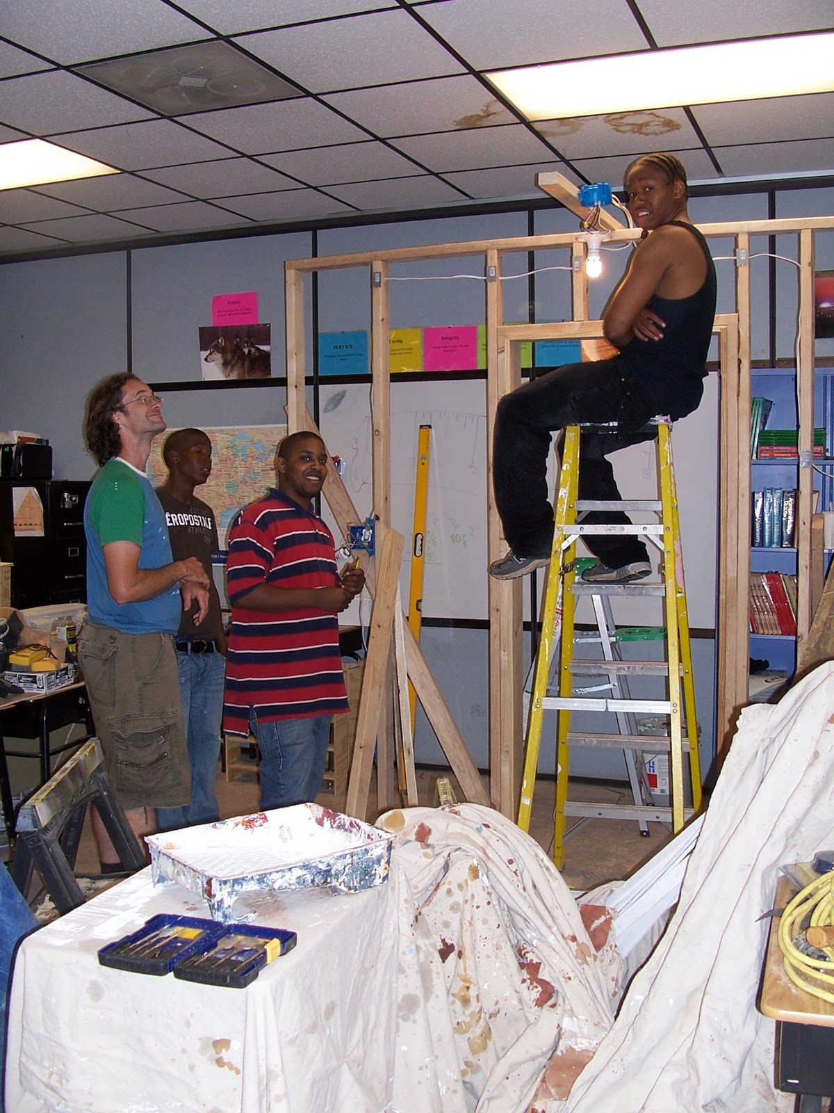 CCYD Building Trades Program: Free Standing Wall Model: winter 2009 and ...