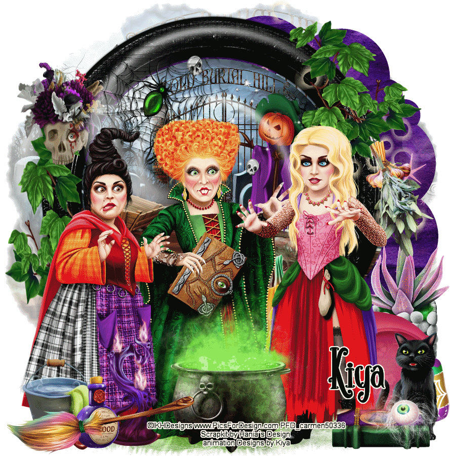 Kiya Designs: New Hocus Pocus Animations!