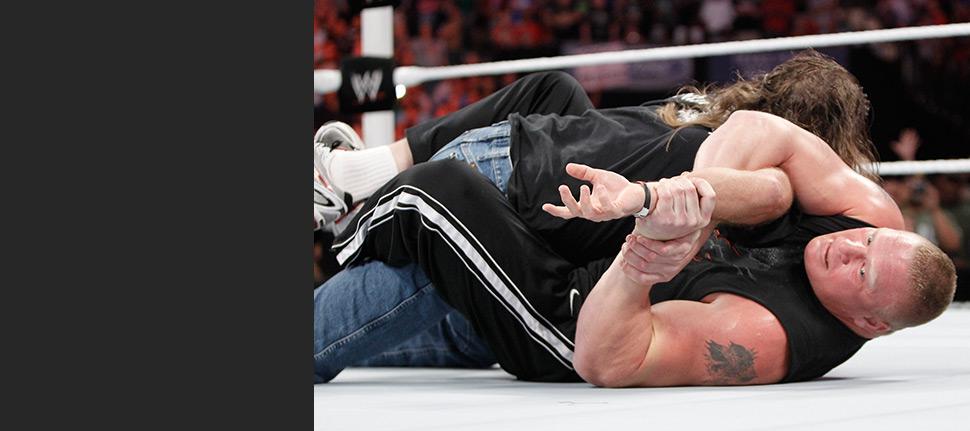 ZONE ENTERTAINMENT : WWE RAW RESULTS !!!!! BROC BROKE HBKS ARM